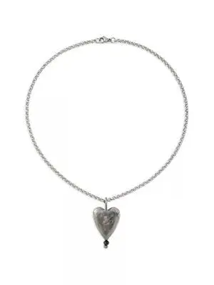 POISON DROP LAB Heart Pendant Necklace - Silver