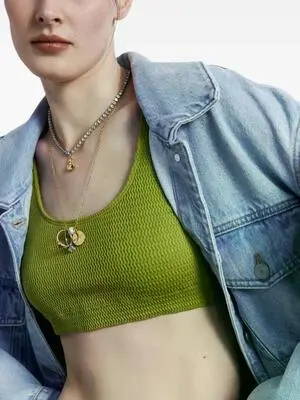 Marni Three Pendant Necklace With Pearl Detail