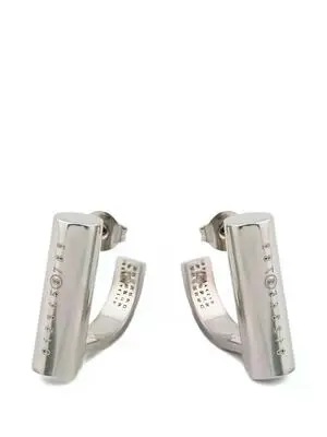 MAISON MARGIELA Hardware Object Earrings - Silver