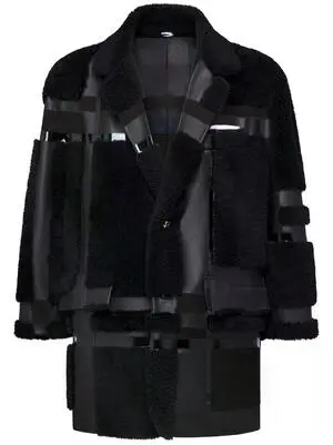 Thom Browne Shearling Jacket - Black
