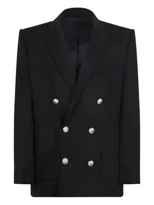 Balmain Double-breasted Blazer - Black