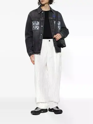 Off-White Flag-patch Cotton Jacket
