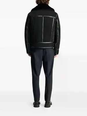 Fusalp Leather Trimmed Bomber Jacket