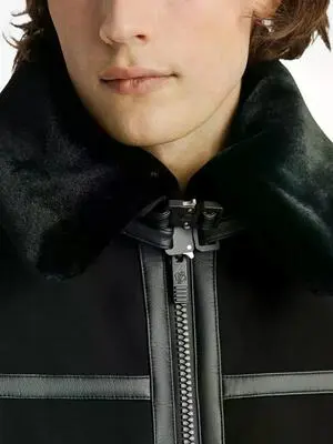 Fusalp Leather Trimmed Bomber Jacket