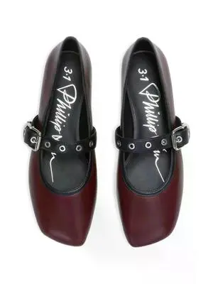 3.1 Phillip Lim Mary Jane Buckle Strap Flats