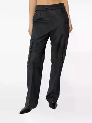 IRO PARIS Plaid Cargo Trousers