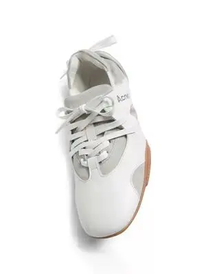 Acne Studios Cut-out Panelled Sneakers