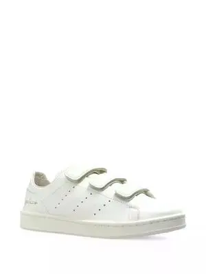 Y3 Triple Strap Leather Sneakers - White