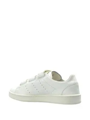 Y3 Triple Strap Leather Sneakers - White