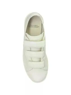 Y3 Triple Strap Leather Sneakers - White