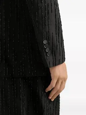 Dolce & Gabbana Double-breasted Embellished-stripe Blazer