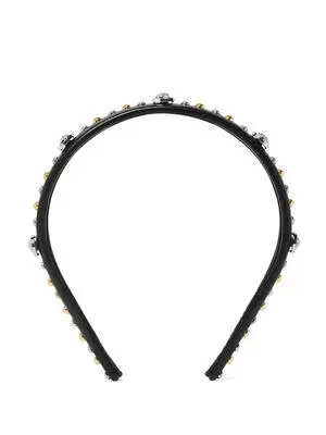 Versace Medusa Head Embellished Headband