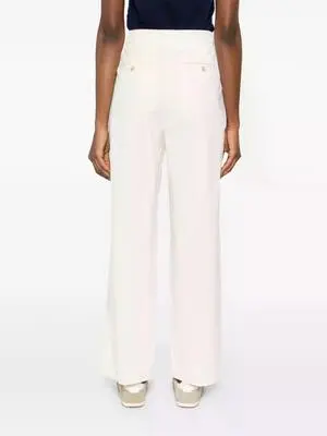 DUNST Pleated Wide-leg Trousers - Neutrals