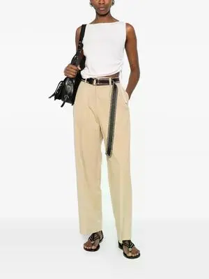 DUNST Pleated Trousers - Neutrals