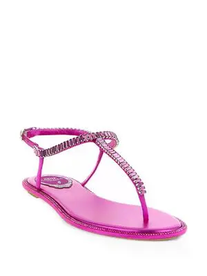Rene Caovilla Diana Open-toe Leather Sandals