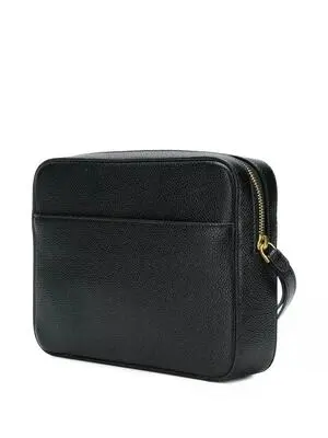 Thom Browne Leather Zip-up Pouch