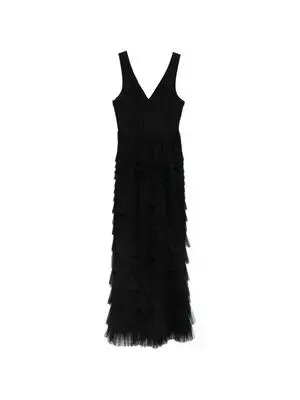 Twinset V Neck Evening Dresses