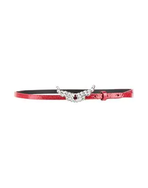 Zadig&Voltaire Skinny Belt With Crystal Embellishment