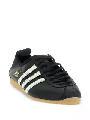 Adidas Logo-detail Stripes Sneakers - Black