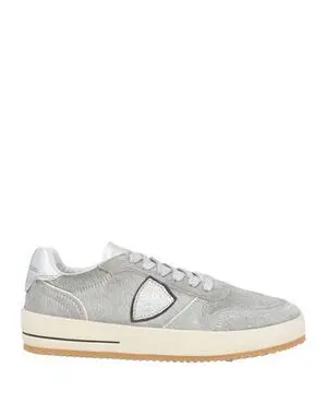 Philippe Model Leather Sneakers - Silver
