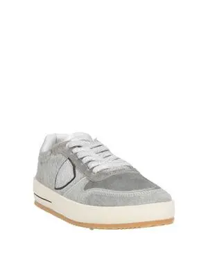 Philippe Model Leather Sneakers - Silver