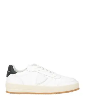 Philippe Model Low-top Leather Sneakers - White