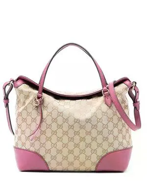 Gucci Medium Gg Canvas Bree Satchel