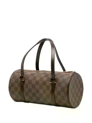 LOUIS VUITTON 2003 Damier Ebene Papillon 26 Handbag