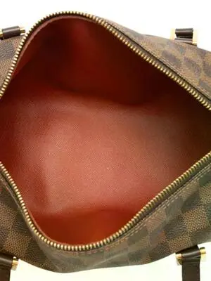 LOUIS VUITTON 2003 Damier Ebene Papillon 26 Handbag