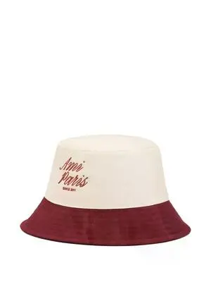 Ami Bicolor Embroidered Bucket Hat
