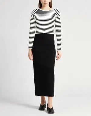 ROBERTO COLLINA Striped Knit Cropped Sweater