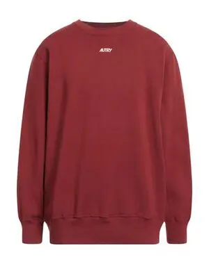 AUTRY Cotton Fleece Sweatshirt Rust