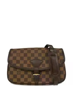 LOUIS VUITTON 2010 Sologne Damier Messenger Bag - Brown