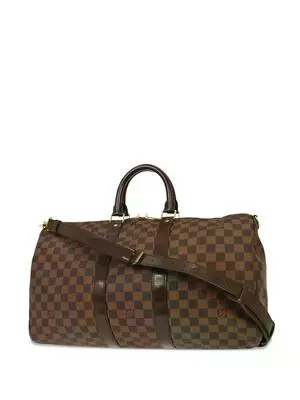 LOUIS VUITTON Keepall Bandoulière 45 Duffle Bag - Brown