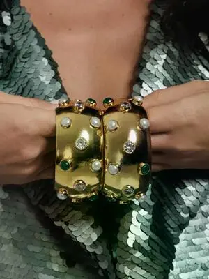 BOHEME BY VERO Embellished Cuff Bracelet