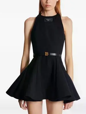 Balmain Leather B-buckle Belt