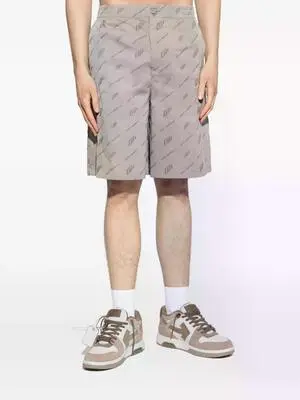 Off-White Logo-print Shorts - Neutrals