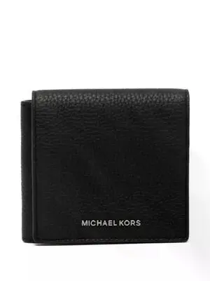 Michael Kors Hudson Pebbled Wallet - Black