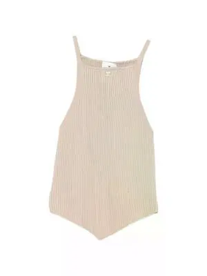 COURREGES Ribbed Tank Top