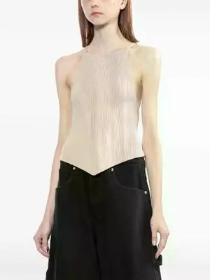 COURREGES Ribbed Tank Top