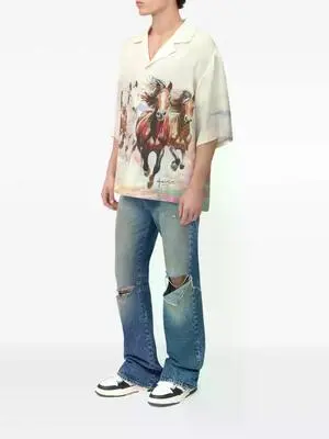 Amiri Horse-print Shirt