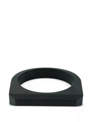 Rick Owens Brushed Bevelled Bracelet - Black
