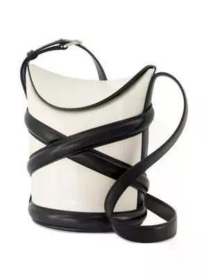 Alexander McQueen The Curve Bucket Bag - Neutrals