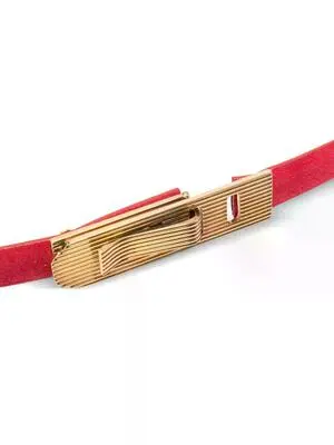 Alberta Ferretti Buckle Belt - Red