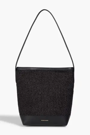 MANSUR GAVRIEL Everyday Cabas Raffia Tote - Black