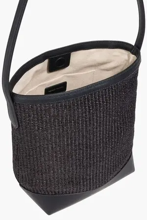 MANSUR GAVRIEL Everyday Cabas Raffia Tote - Black