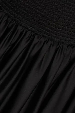 Alice + Olivia Arden Cotton-blend Poplin Mini Skirt - Black