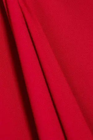 Cult Gaia Shera Draped Silk Skirt - Crimson