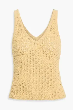 Naadam Crocheted Cotton Tank