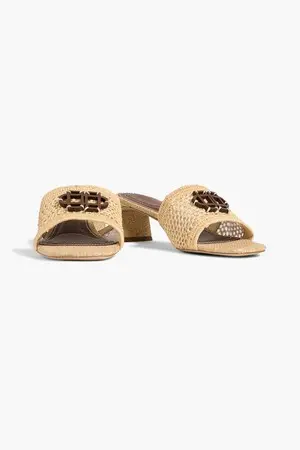 Simkhai Sydney Raffia Mules